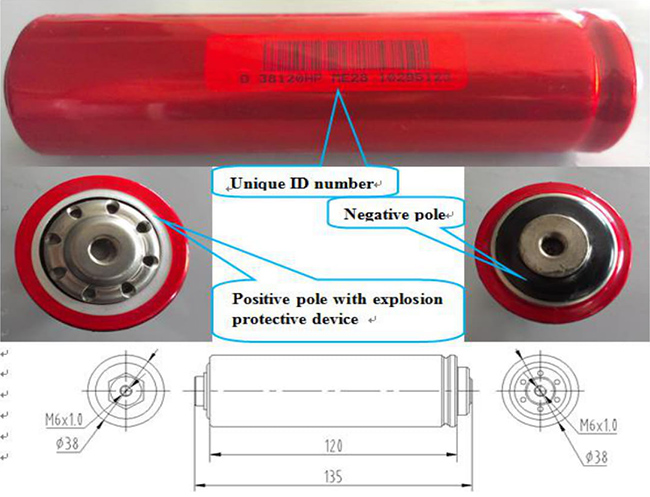 Cells Headway 38120 8Ah LiFeP04 3,2V Lithium Fer